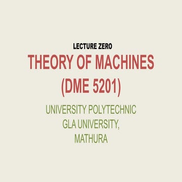 Dme 5201 tom lecture zero | PPT