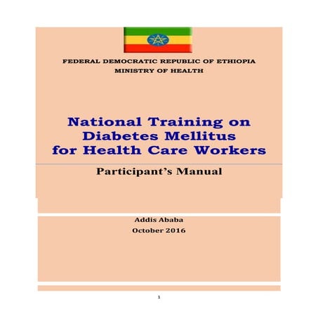 DM(Ethiopian guidline), for medical student | PDF