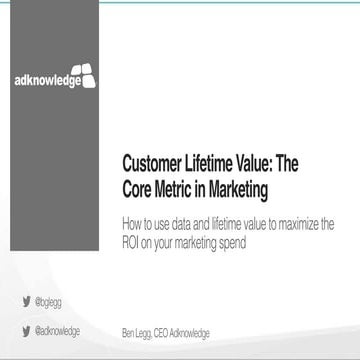 Customer Lifetime Value: The Core Metric in Marketing | PDF