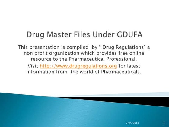 Drug Regulatory Authority of Pakistan (DRAP) Fee Structure (Updated)) | PPT