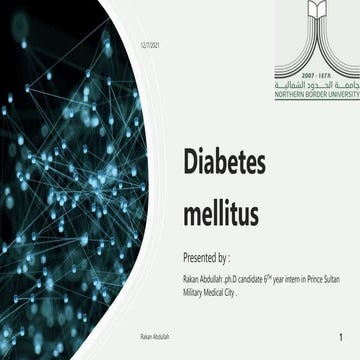 diabetes type one | PPT