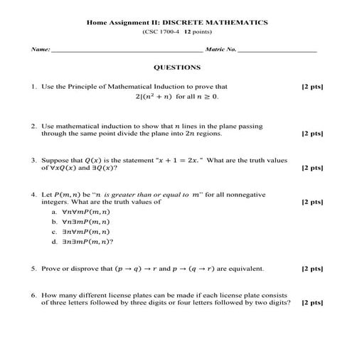 Math review quiz 1 | DOC