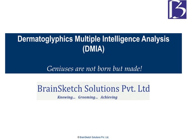 Dmit(Dermatoglyphics Multiple Intelligence Test) | PDF
