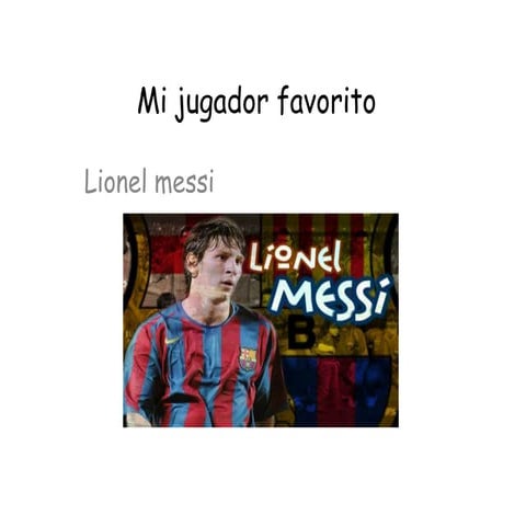 mi jugador favorito | PPTX