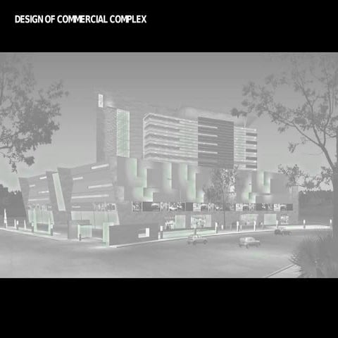 design a commerical mall | PPT