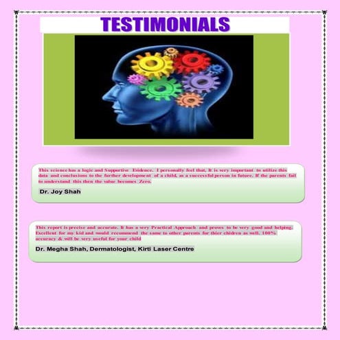 DMIT (Dermatoglyphics Multiple Intelligence Test) | PPTX