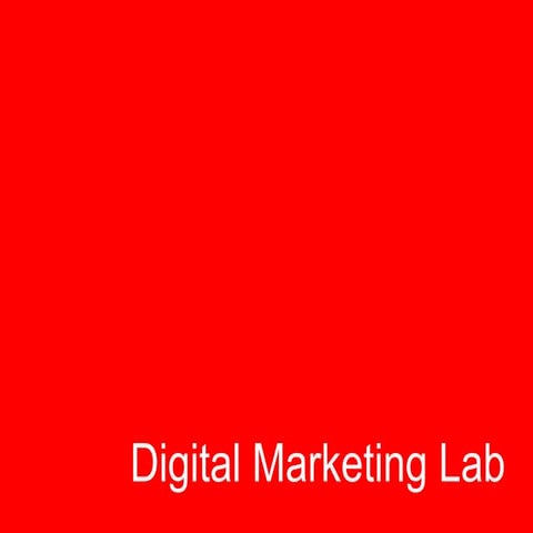 Digital Marketing Lab - Services | PPT