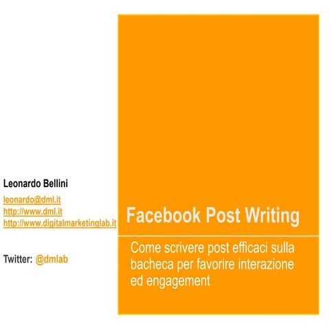 Strategies for facebook-posting | PPT