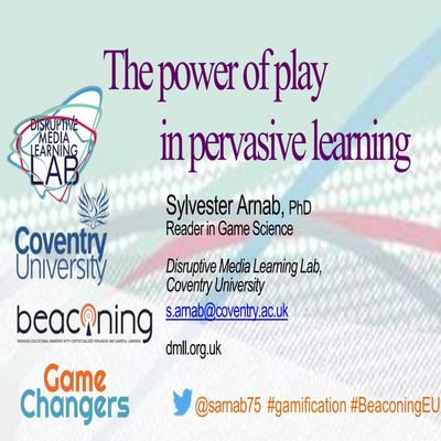 Keynote - The power of play and pervasive learning | PPTX