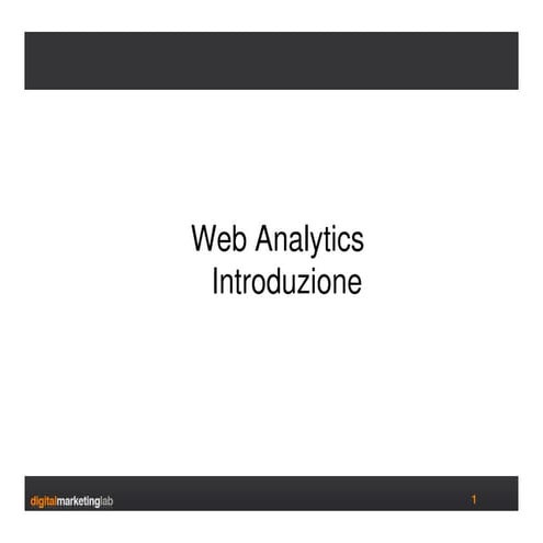 Introduzione alla Web Analytics | PDF | Internet | Computing