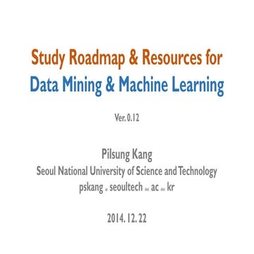 Dm ml study_roadmap | PDF | Programming Languages | Computing