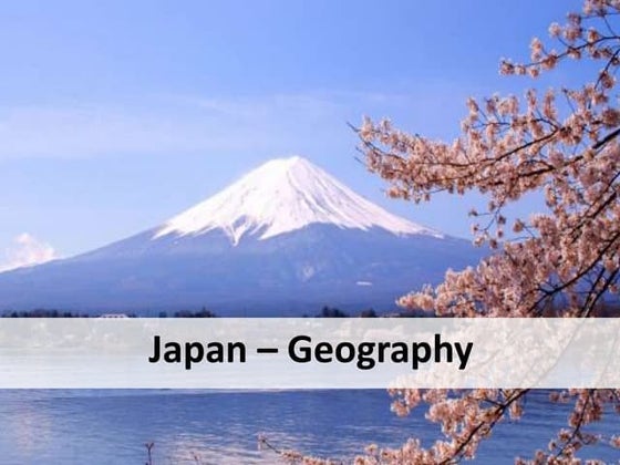 Japan’S Geography | PPT