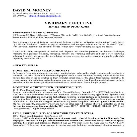 D Mooney Ahead 11 01 11 | PDF