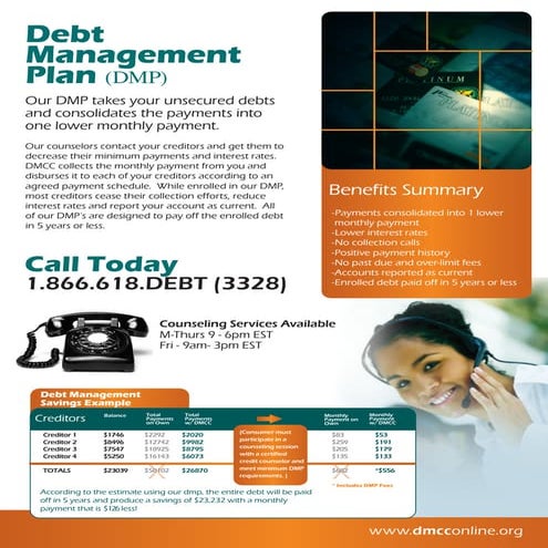 Debt Management Plan Brochure | PDF