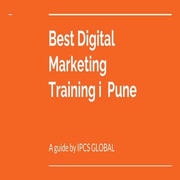 Step-by-Step Admission Guide to Digital Marketing Institutes in Pune | PDF