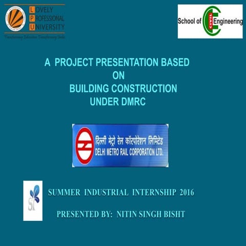 Dmrc project | PPTX