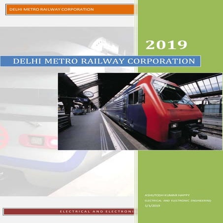 Dmrc training report | DOCX