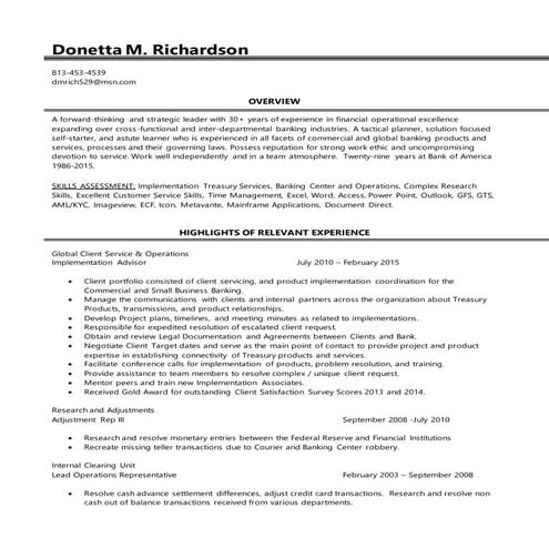 dmr resume 2016 | DOCX