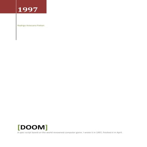 DOOM spec script (1997) | PDF
