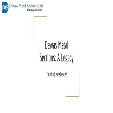 DMSL PPT INTRODUCTION.pptx | Manufacturing Industry | Industries