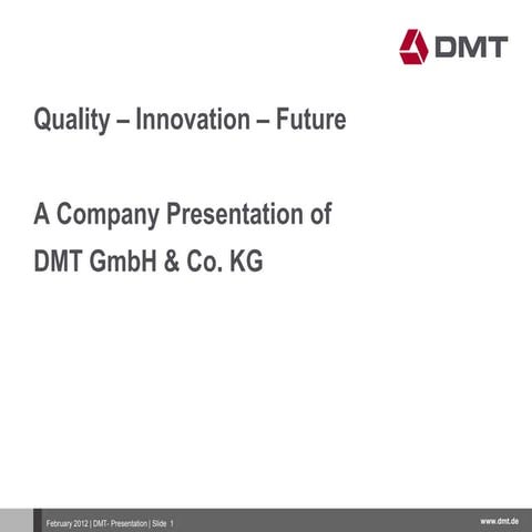 DMT presentation en | PPT