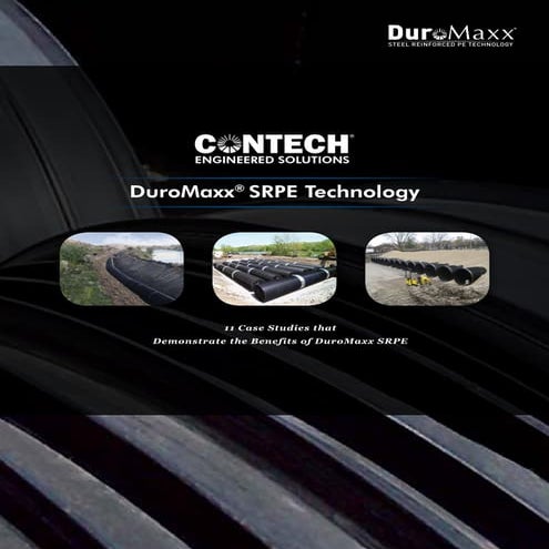 Contech DuroMaxx Steel Reinforced Polyethylene | PDF