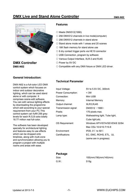 AN INTRODUCTION TO DMX LIGHTING CONTROL | PDF