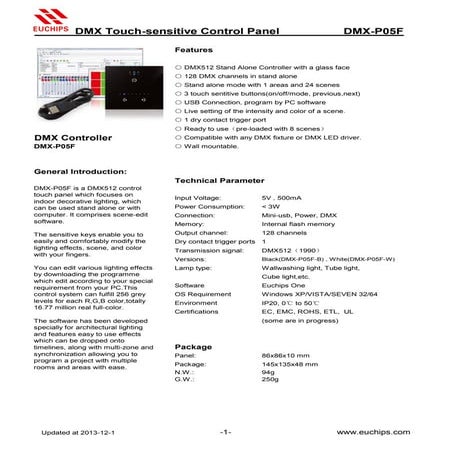 dmx master controller DMX-N02 | PDF