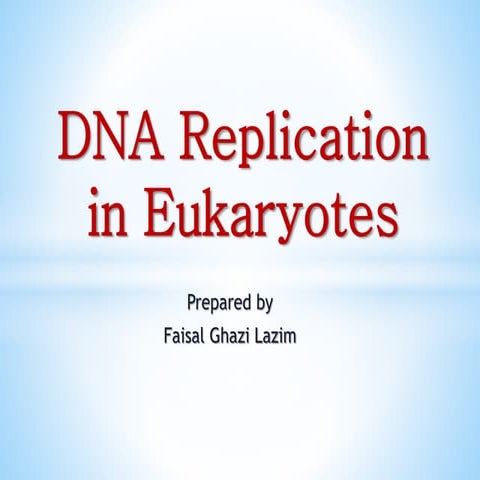 Fidelity of DNA replication | PPTX
