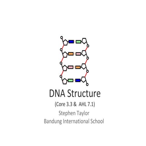 DNA Structure (core and AHL) | PDF