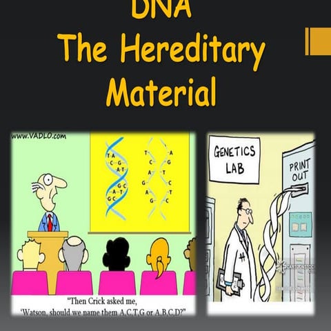 Dna the hereditary material | PPTX