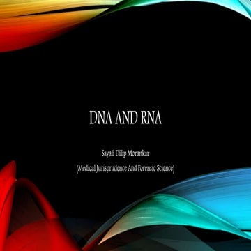 Dna and rna presentation | PPT