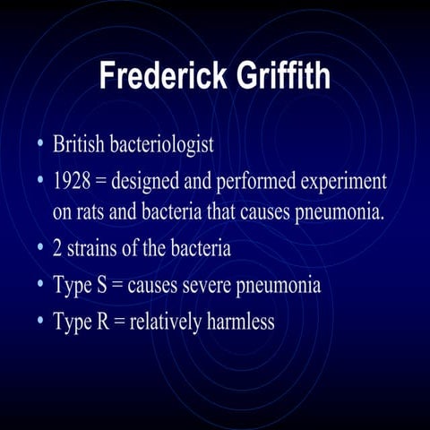 DNA Experiments - DNA as Genetic Material | PPT