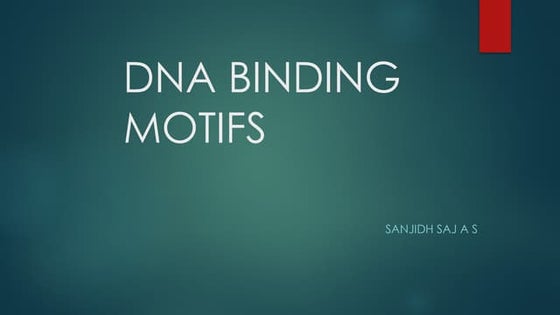 DNA protein interaction.pptx