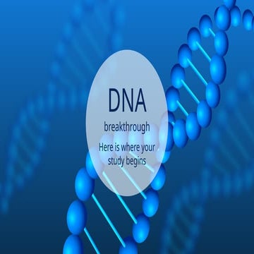 DNA Breakthrough by Slidesgo UV radiation.pptx