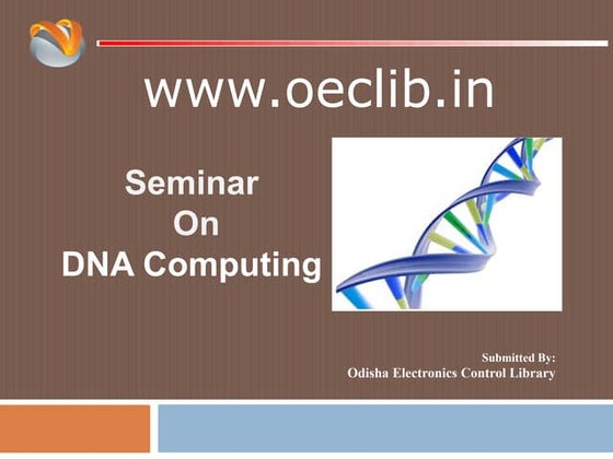 Recent Advancements in DNA Computing | PDF