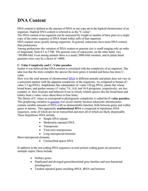 Genome size and complexity of eukaryotic genome.pptx