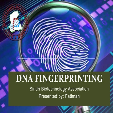DNA Fingerprinting and its uses | PPTX
