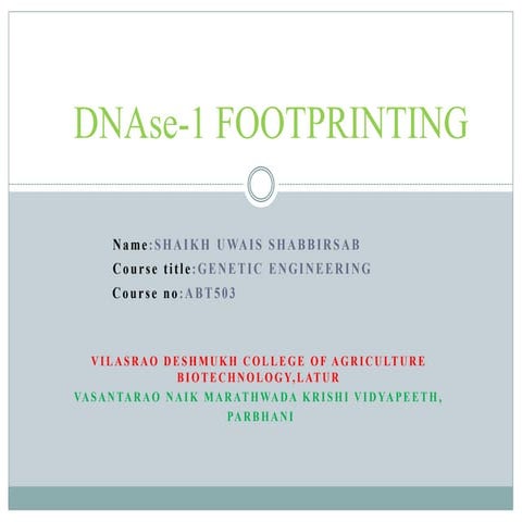 DNA FOOTPRINTING.pptx