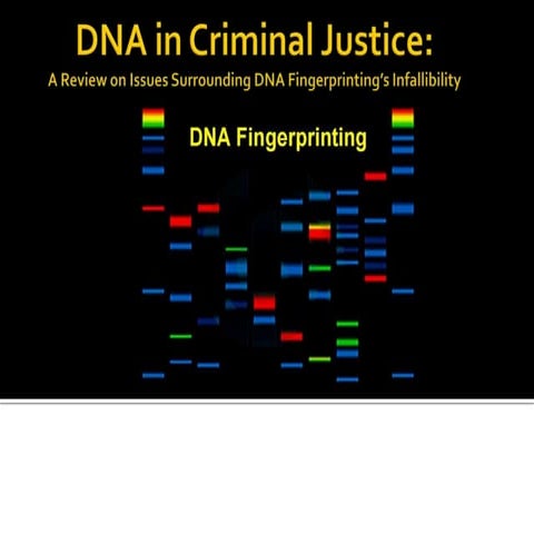 Dna in criminal justice | PPT