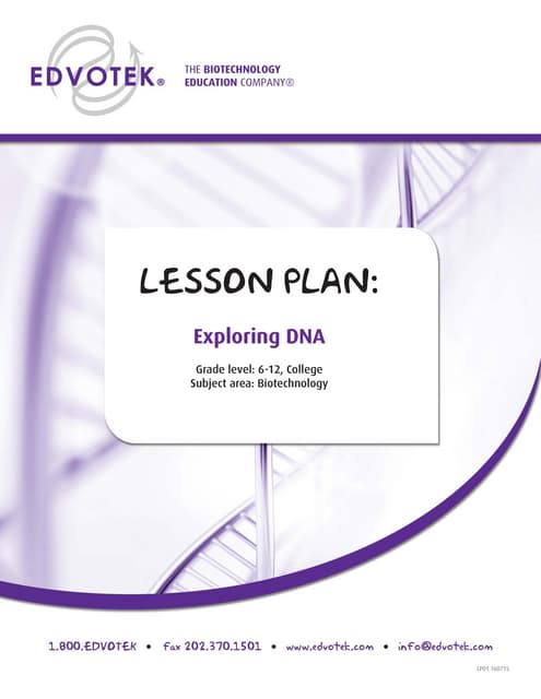 Daily Lesson Plan in Science 10 (Nucleic Acid) | PDF