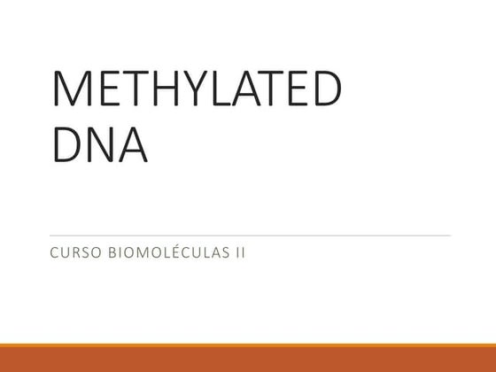 Methylases | PPT