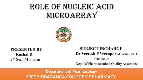 Dna Microarray Ppt Ppt