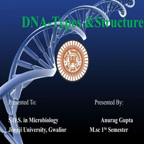 DNA NA pud nga poDNA Structure and Function Week 2 Lecture in Earth and Life Science ...