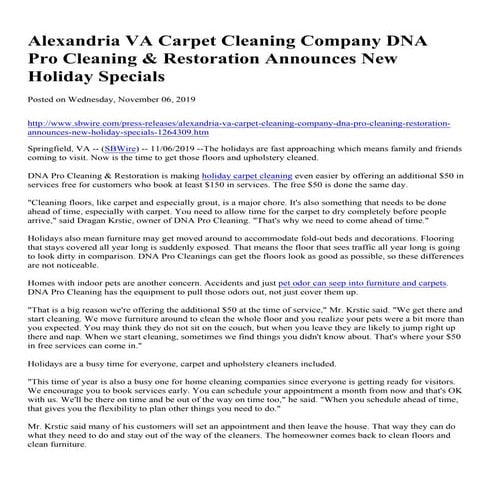Carpet Cleaning | PPTX