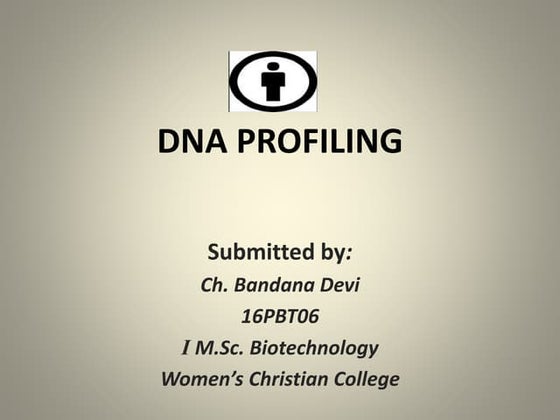 Dna finger printing | PPT