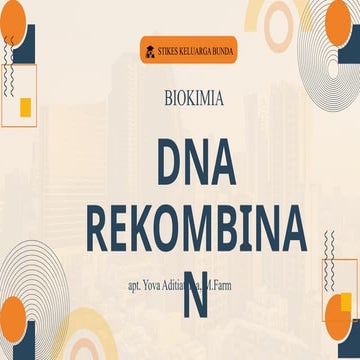 DNA rekombinan.pptx .................... | PPTX