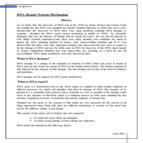 DNA repair system_mechanism | DOCX