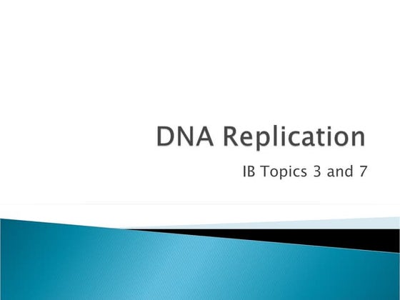 DNA replication | PPT