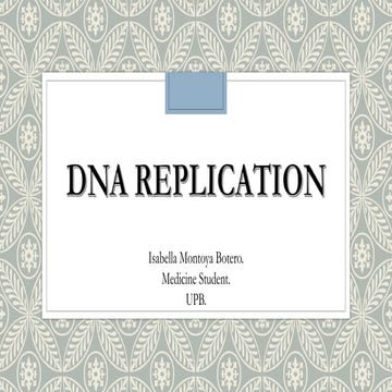DNA REPLICATION | PPT